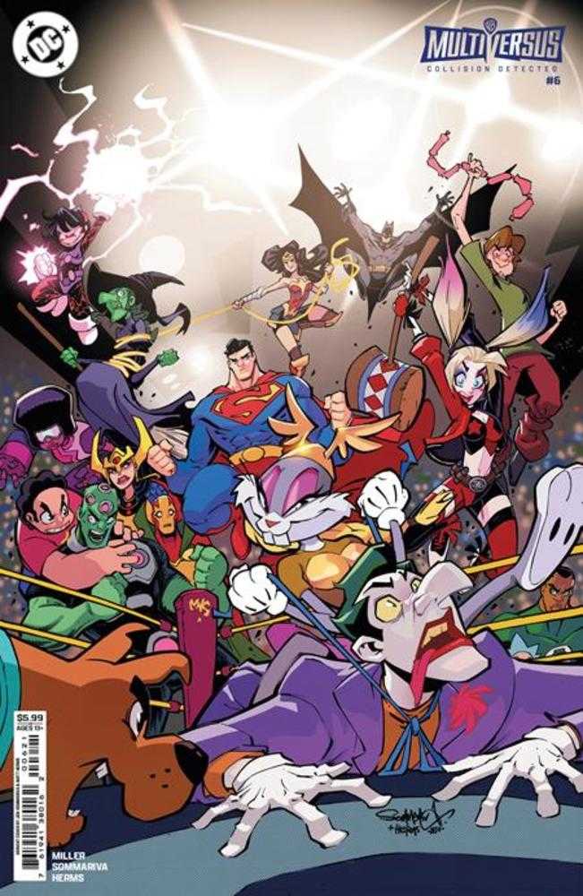Multiversus Collision Detected #6 (Of 6) Cover B Jon Sommariva Card St ...
