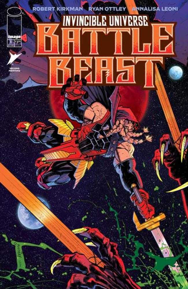 Invincible Universe Battle Beast #1 2nd Print Cover A Ryan Ottley ...